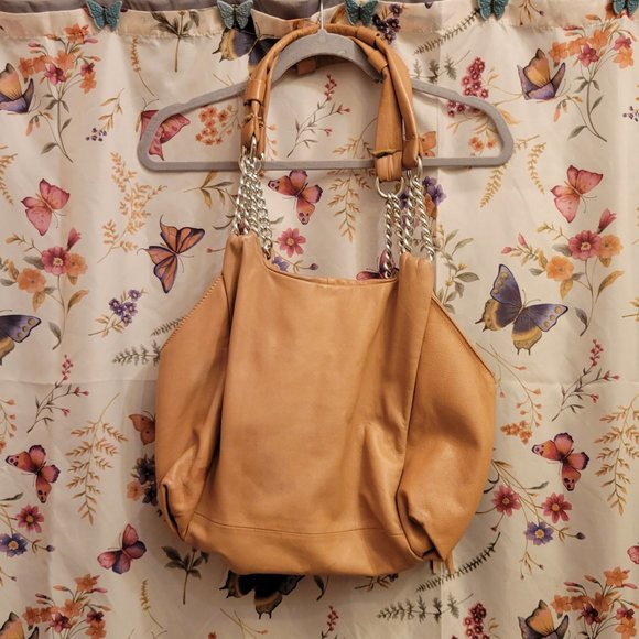 Wilsons Leather | Bags | Ted Benson Tan Leather Shoulder Bag With ...